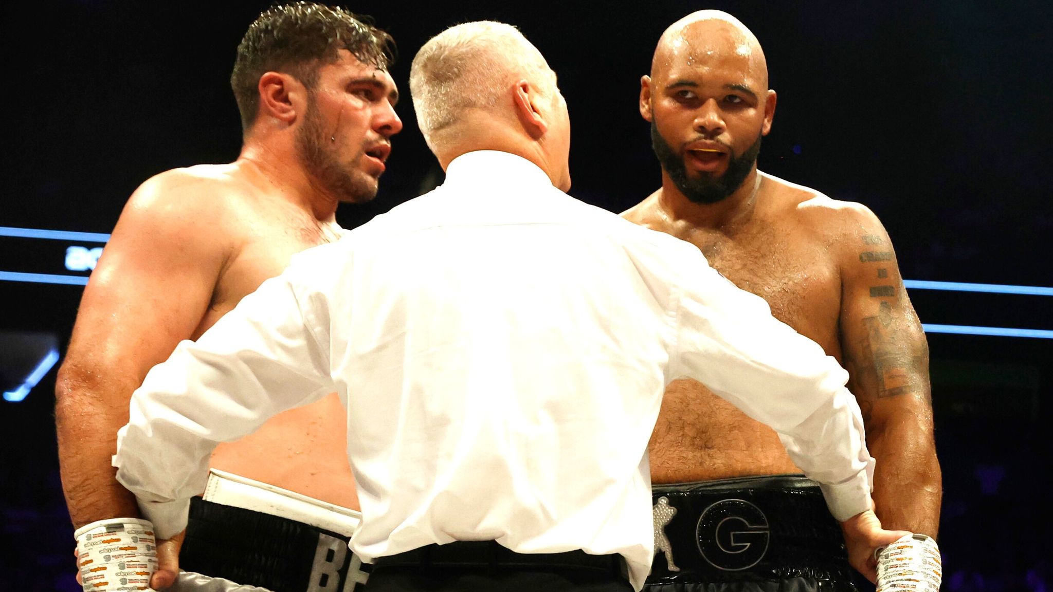 Frazer Clarke laughs off low-blow scare in stoppage win over David ...