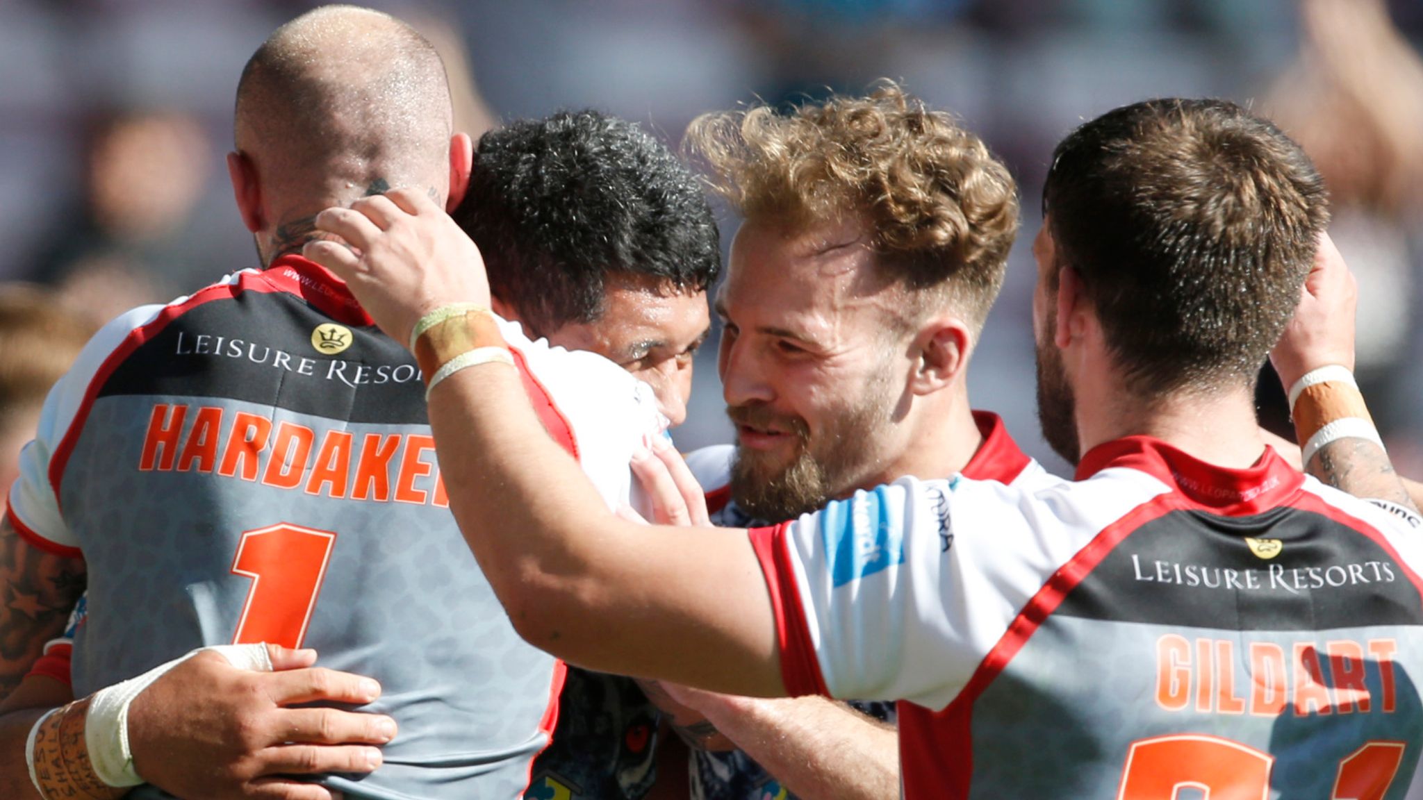 Super League: Leigh Leopards see off Huddersfield as game completed ...