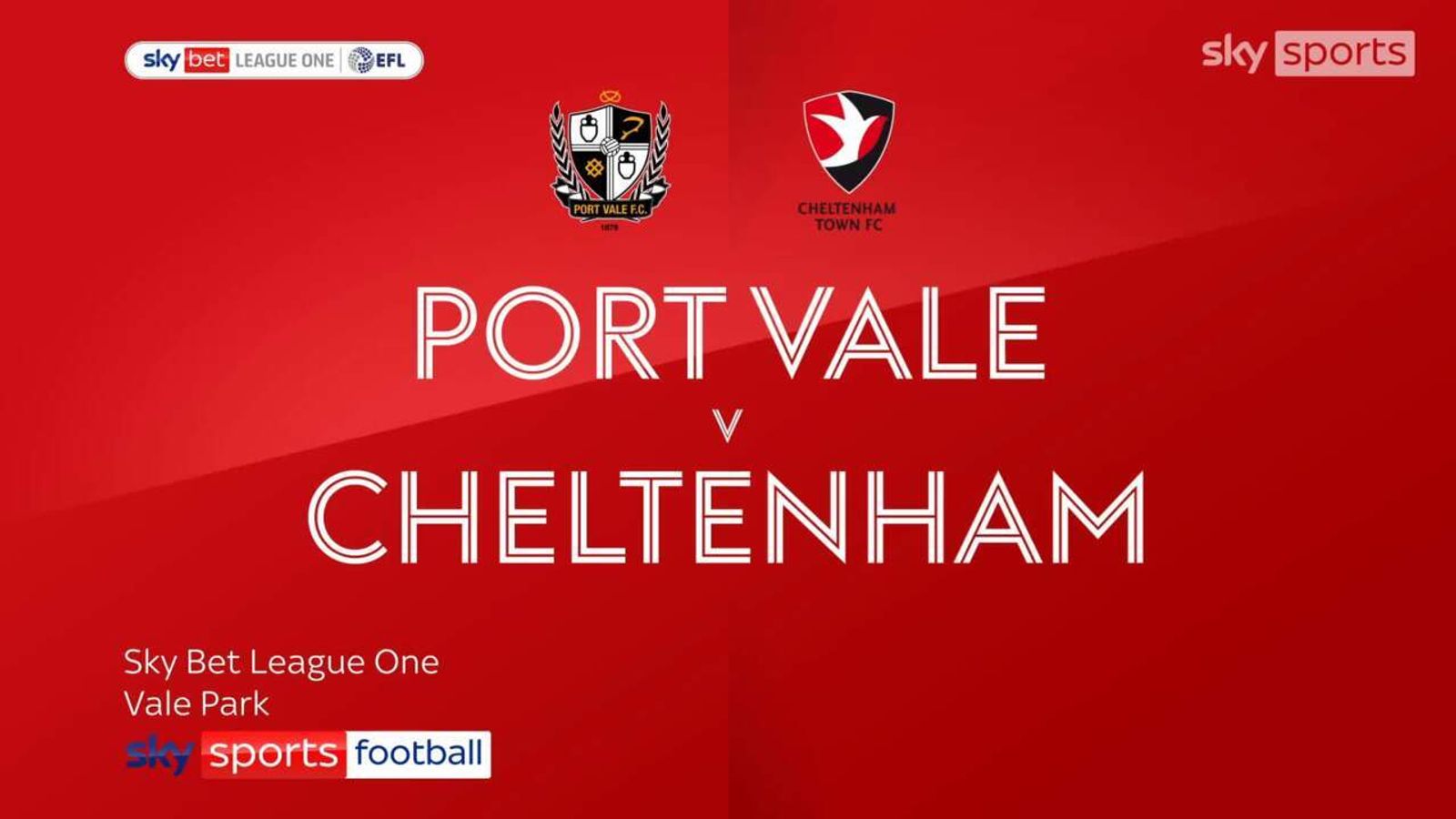 Port Vale 1 - 2 Cheltenham - Match Report & Highlights