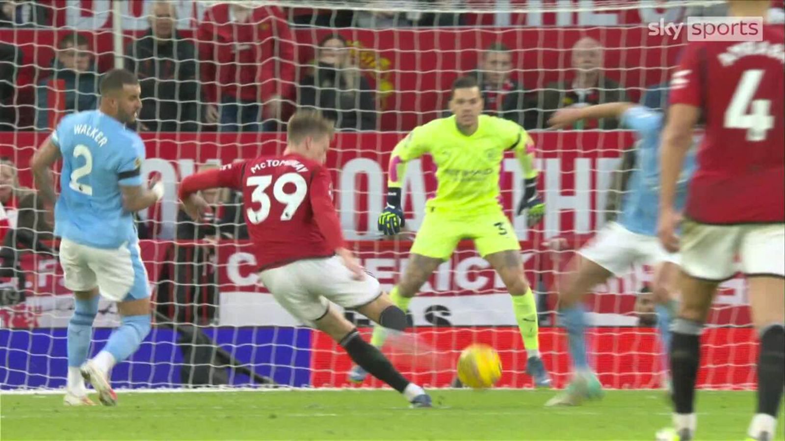 Ederson makes vital save at end of first half to keep Man City in front ...