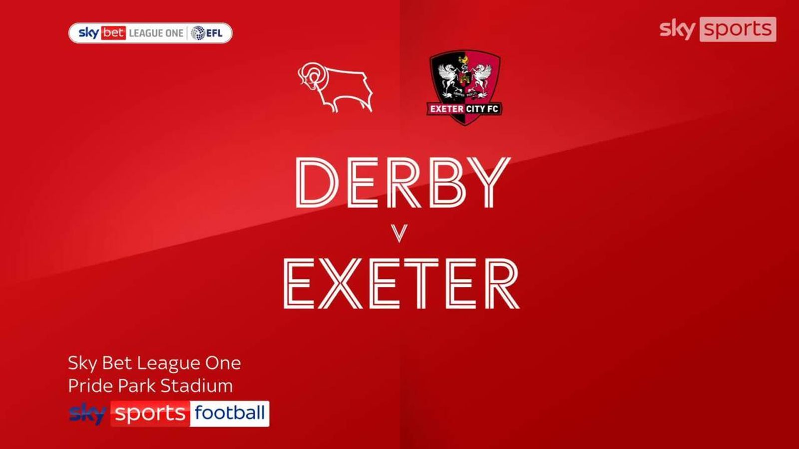 Derby 2 - 0 Exeter - Match Report & Highlights