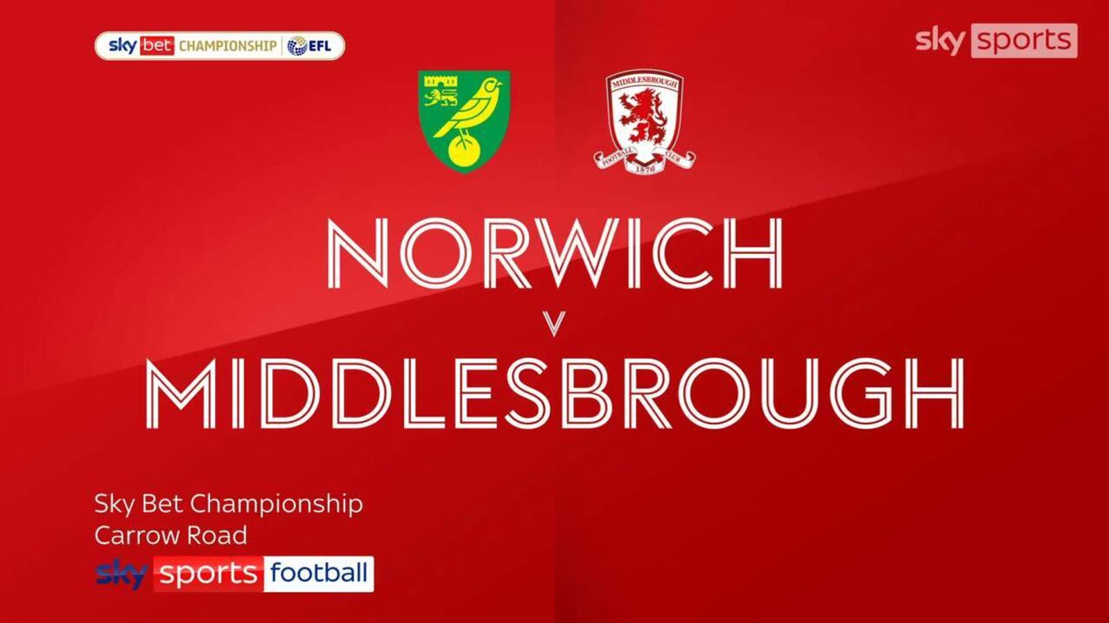 Norwich 1 - 2 Middlesbrough - Match Report & Highlights
