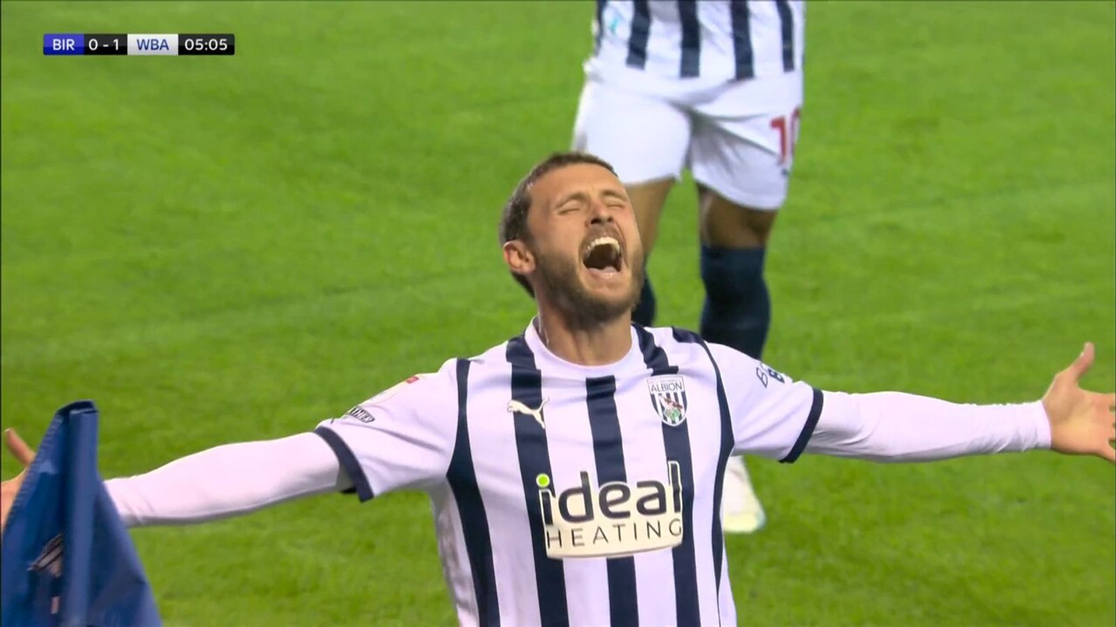 Swift finds the corner from 25 yards to put West Brom one-up | Football ...