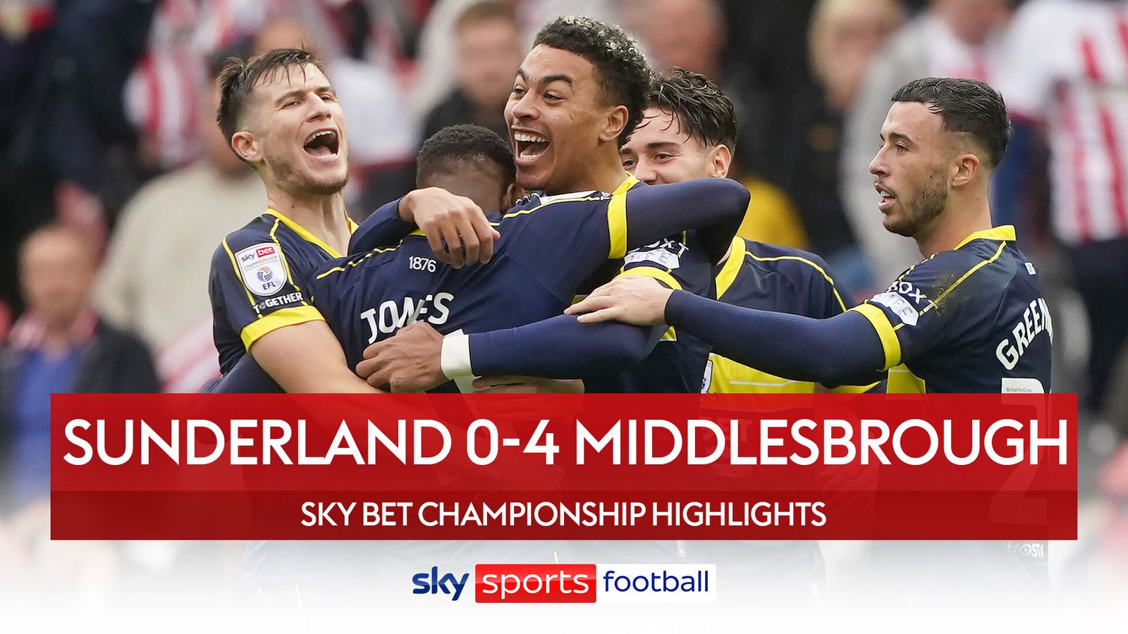 Sunderland 0 - 4 Middlesbrough - Match Report & Highlights