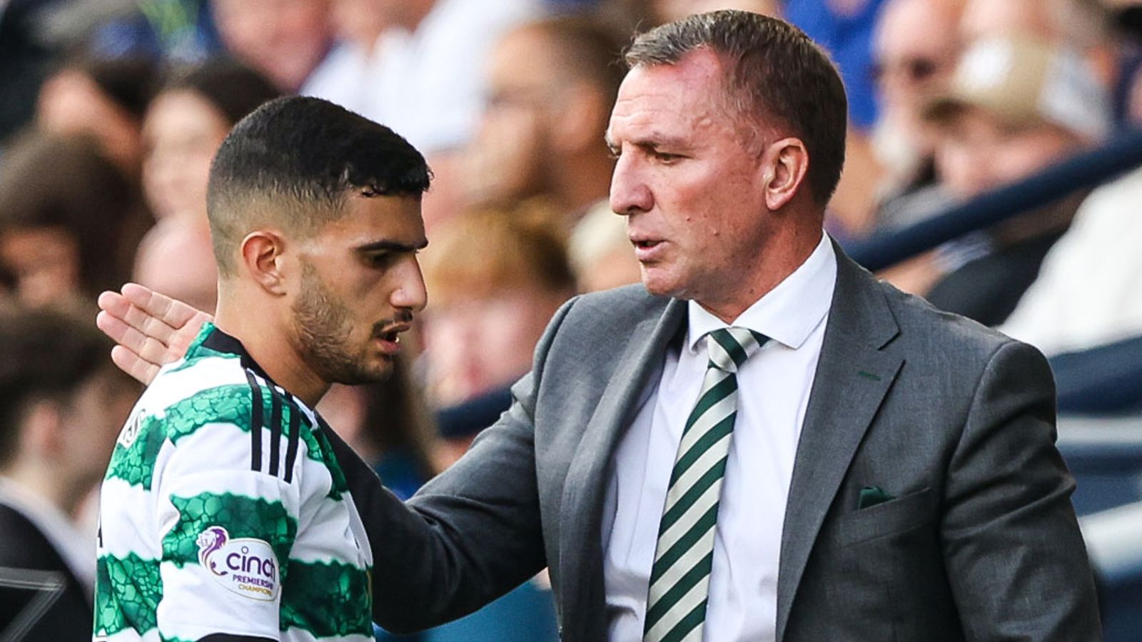 Brendan Rodgers says Celtic and Israel winger Liel Abada has support of fans despite planned pro ...
