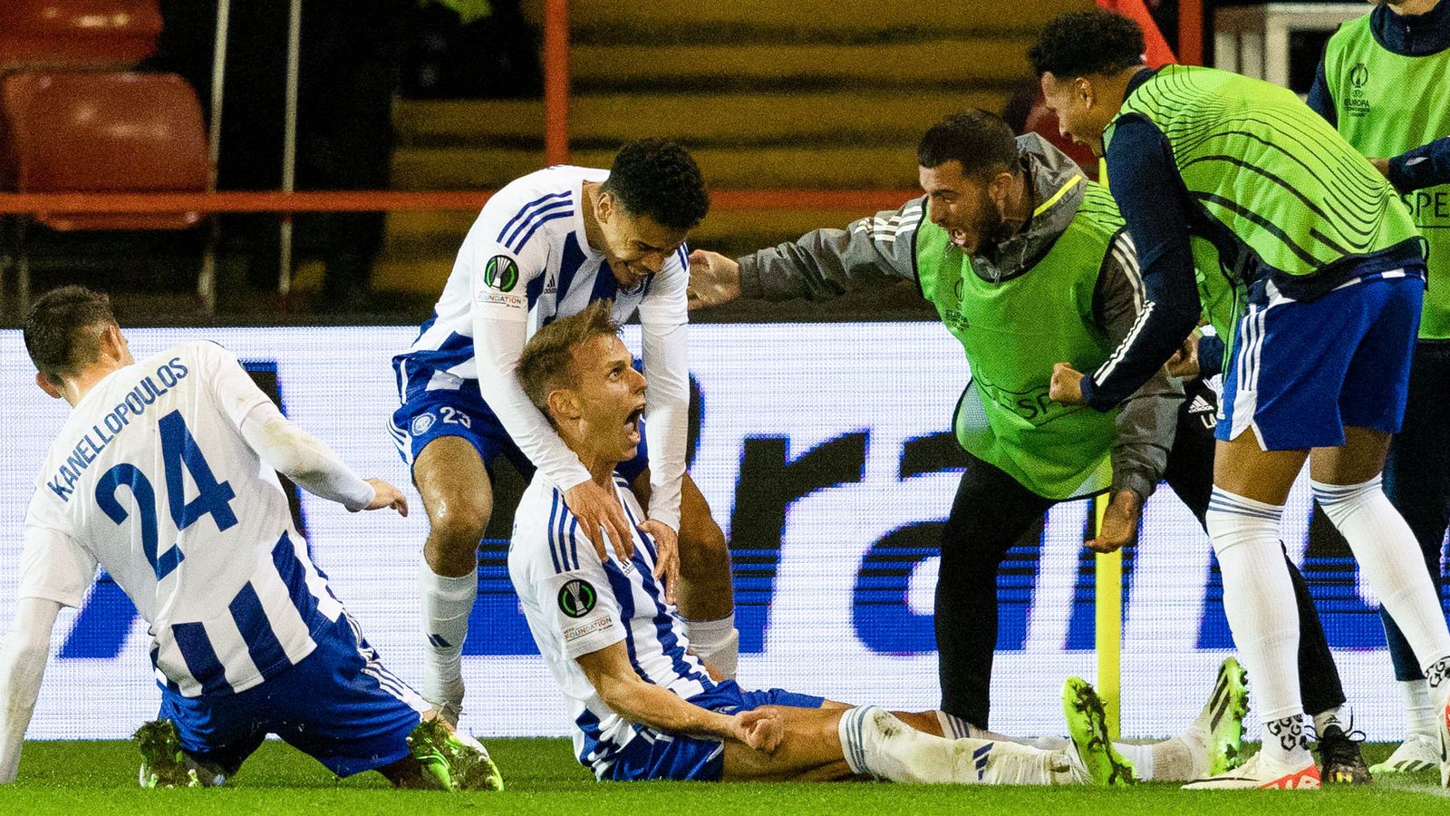 Aberdeen 1-1 HJK Helsinki: Bojan Miovski nets equaliser for Dons to ...