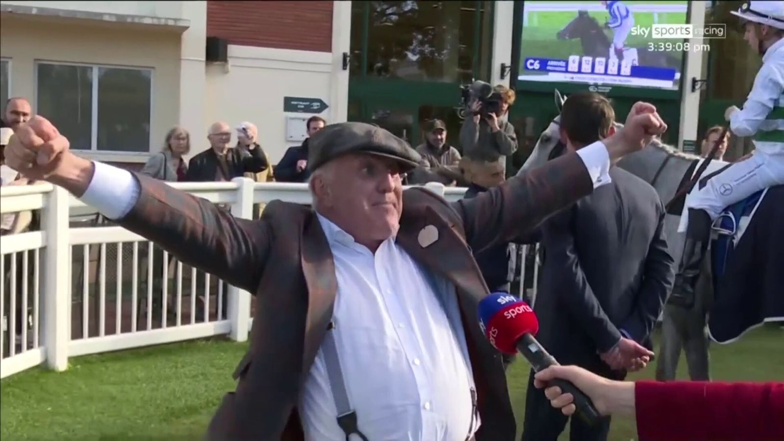 Prix Belle de Nuit: Owner Clive Washbourn goes wild after big win from ...