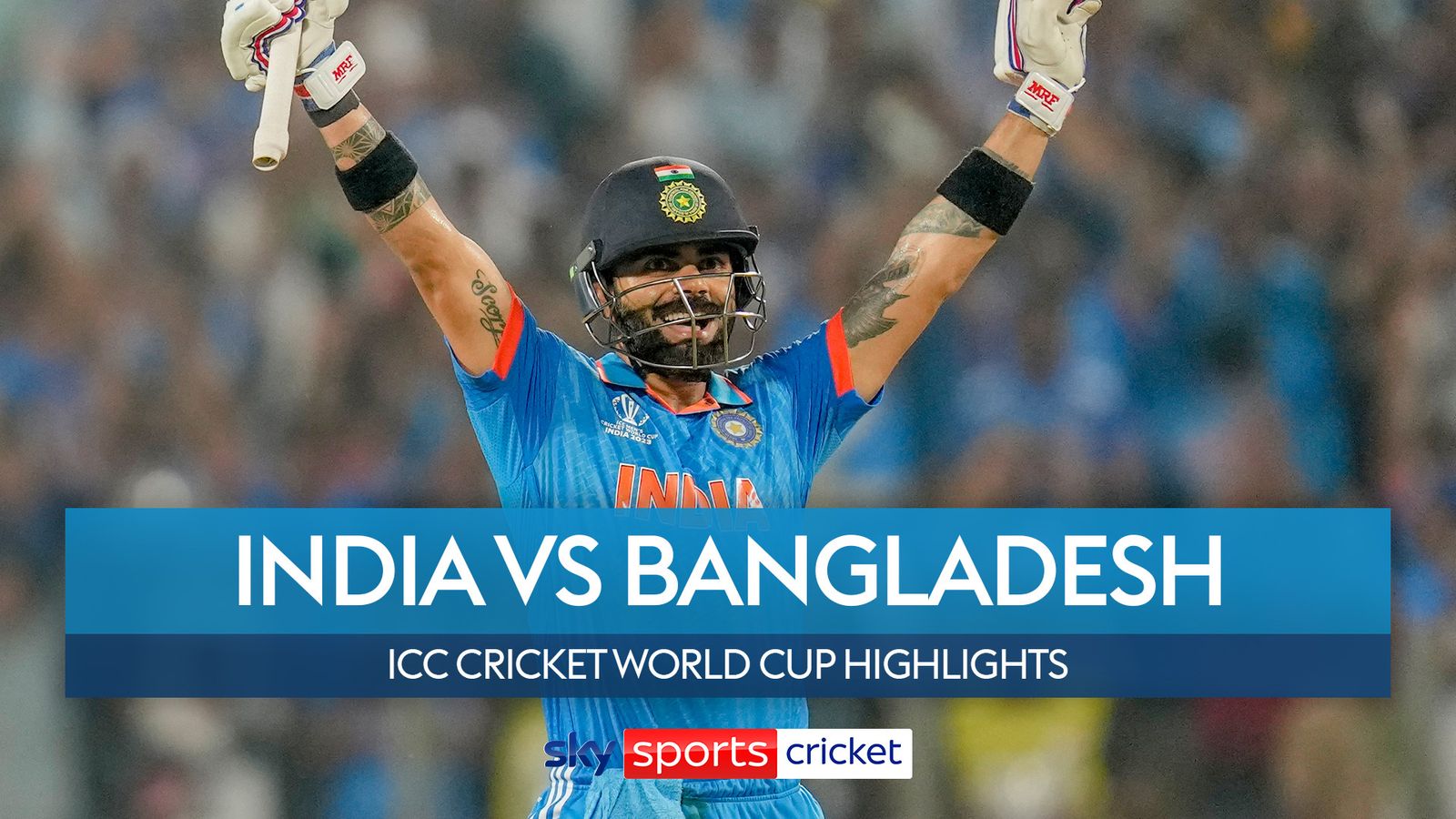 Cricket World Cup: Virat Kohli century steers India to fourth straight win vs Bangladesh after ...