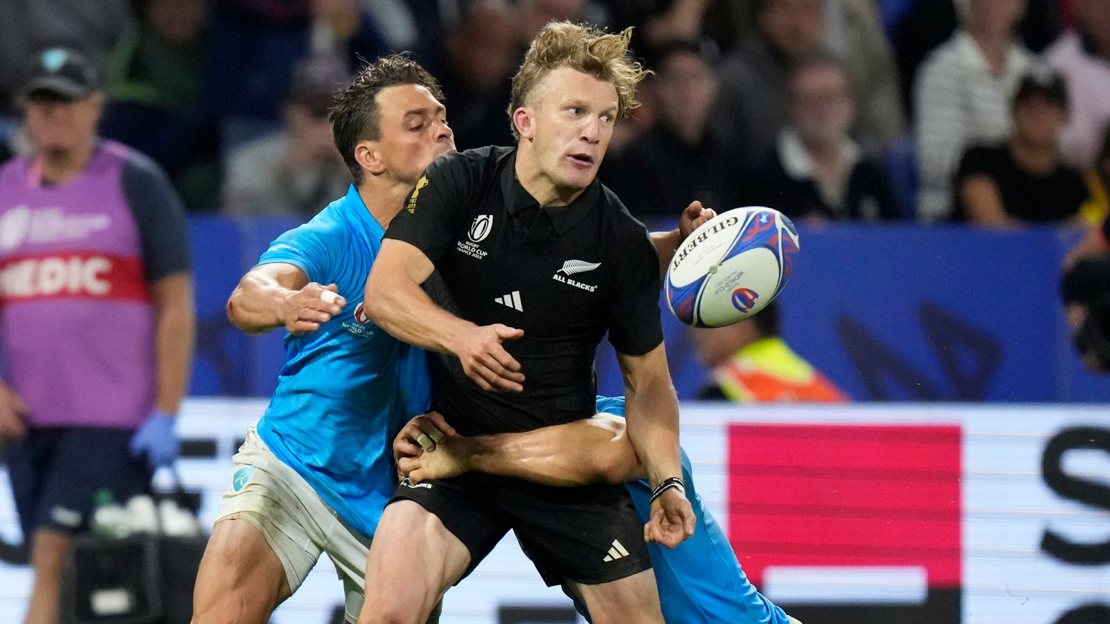 New Zealand 73-0 Uruguay: All Blacks ease into Rugby World Cup quarters ...