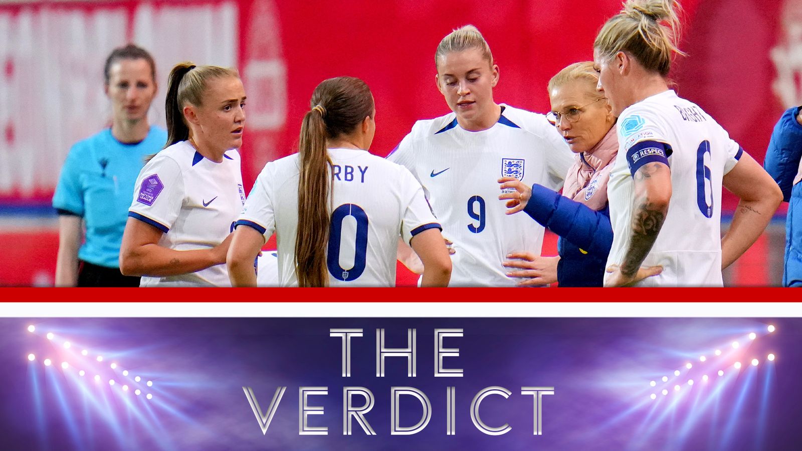 Alex Greenwood: England defender stretchered off after suffering head injury in Nations League ...