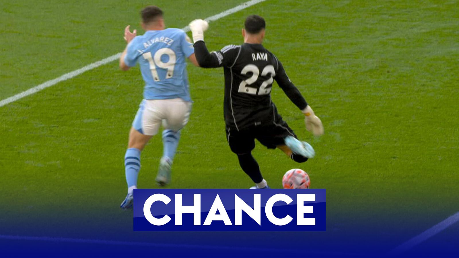 Nervy David Raya almost gifts Man City lead | Football News | Sky Sports