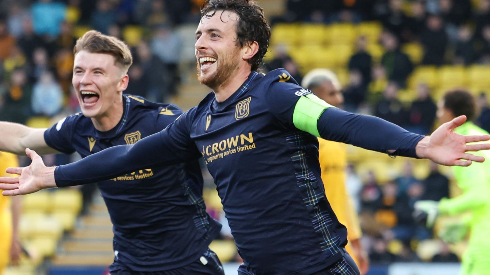 Livingston 0-2 Dundee: Skipper Joe Shaughnessy scores two late goals as ...