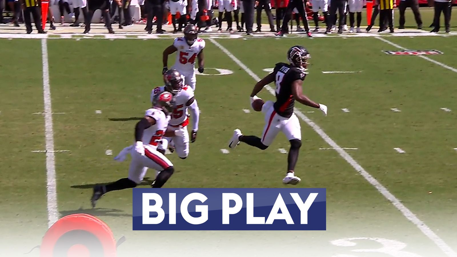Wow! Kyle Pitts' extraordinary one-handed grab behind the back! | NFL ...