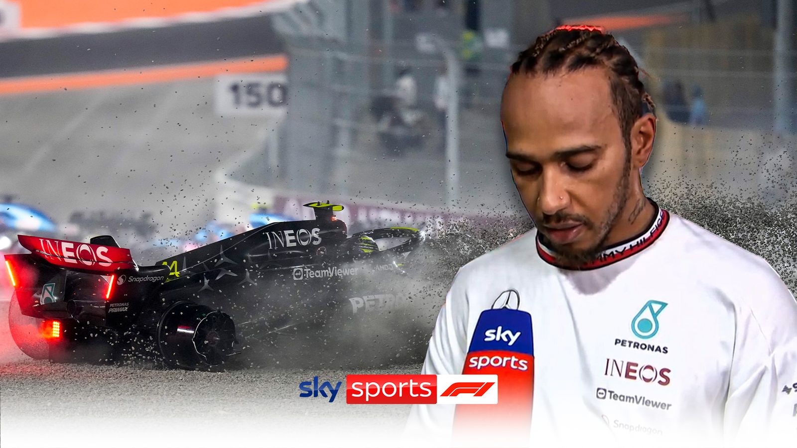 Lewis Hamilton: George Russell crash at Qatar GP '100 per cent my fault ...