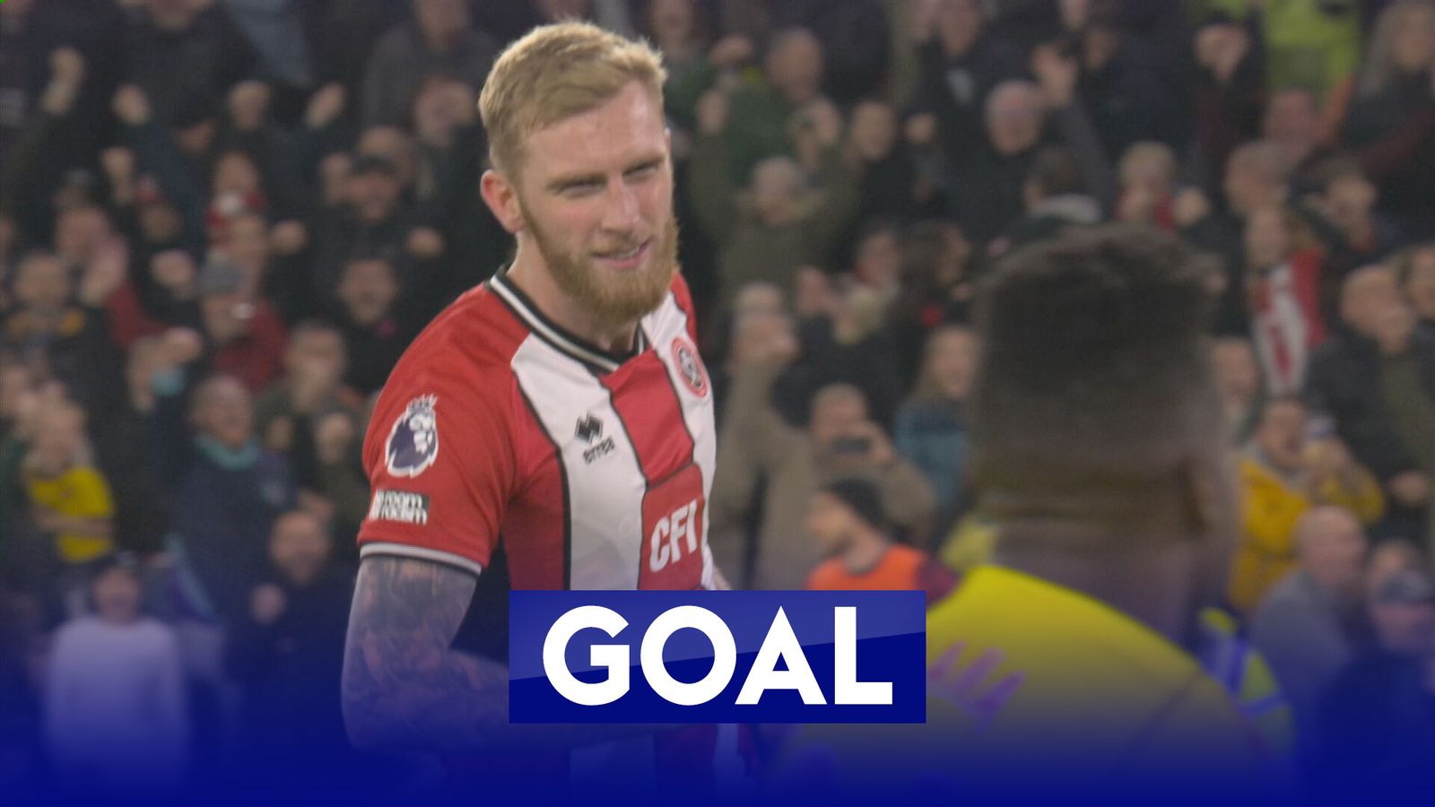 Ollie McBurnie levels from spot after Scott McTominay handball ...