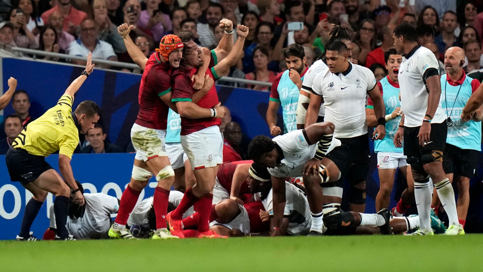 Fiji 23-24 Portugal: England quarter-final and Australia elimination ...