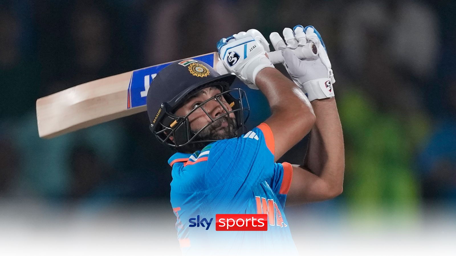 Cricket World Cup: Rohit Sharma's record-breaking 131 inspires India to ...