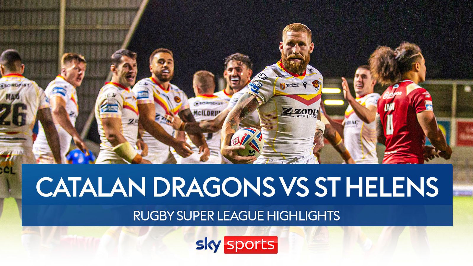 Super League: Sam Tomkins the hero as Catalans Dragons stun St Helens ...