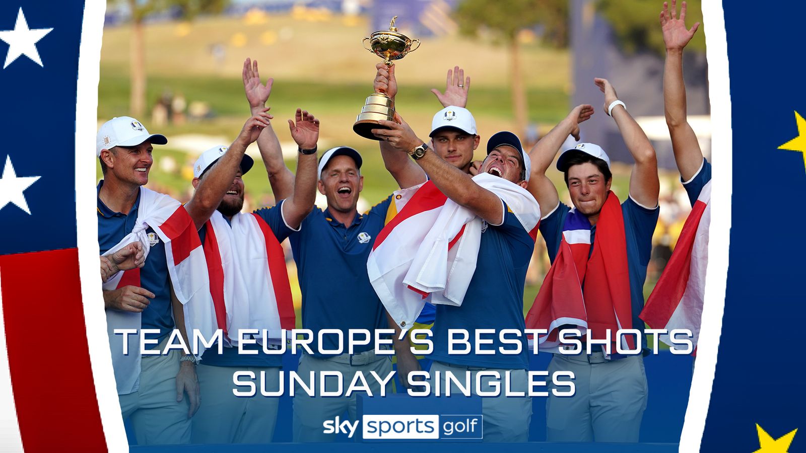 Team Europe's best shots | Sunday Singles | Golf News | Sky Sports