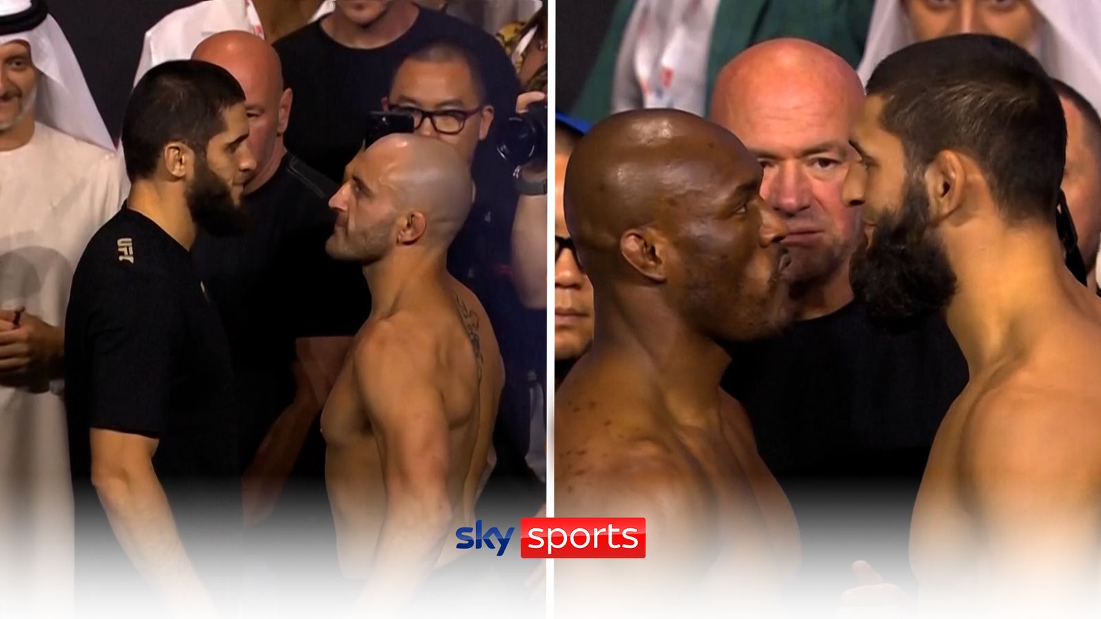 UFC 294 | Fighters face-off ahead of Abu Dhabi showdown | WWE News ...