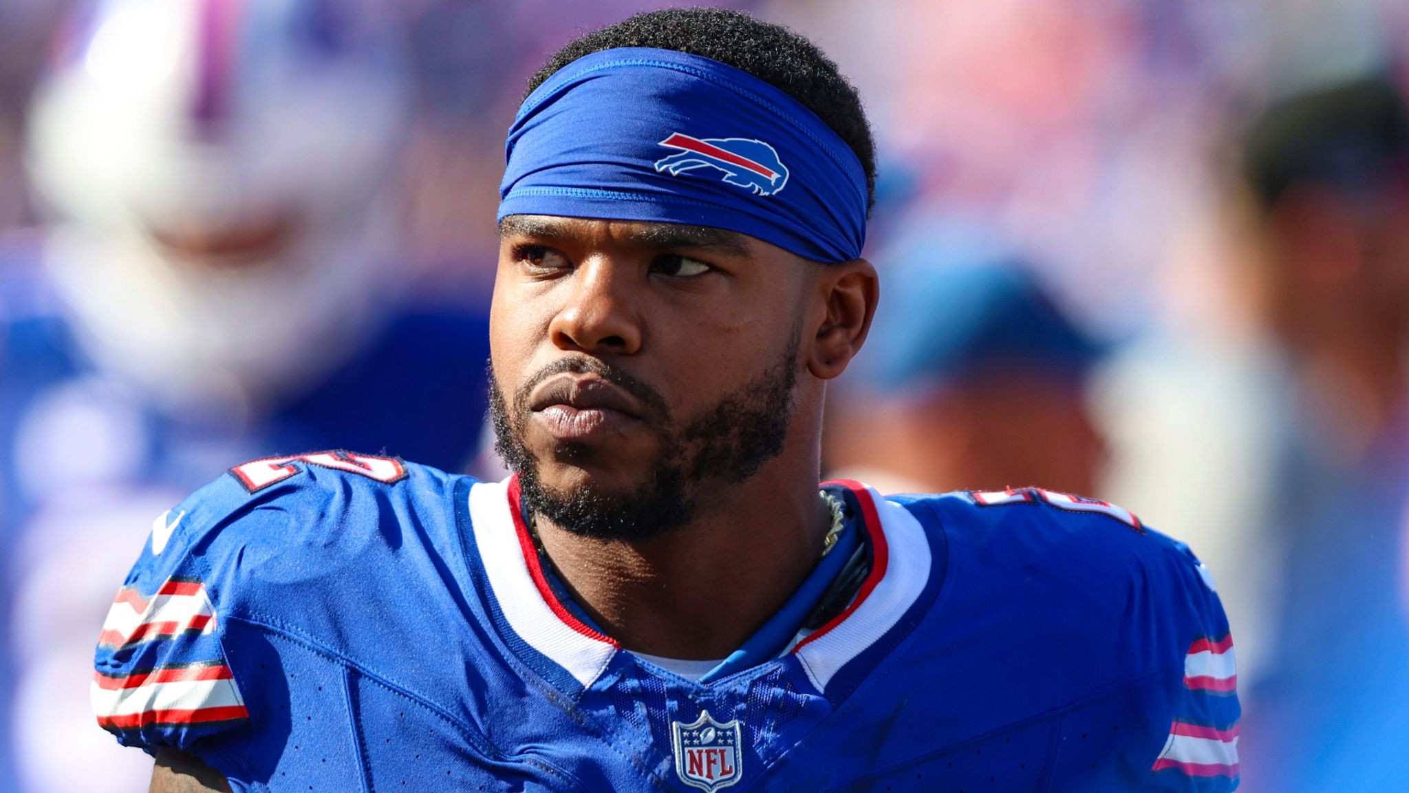 NFL: Buffalo Bills' Damien Harris taken to hospital after being ...
