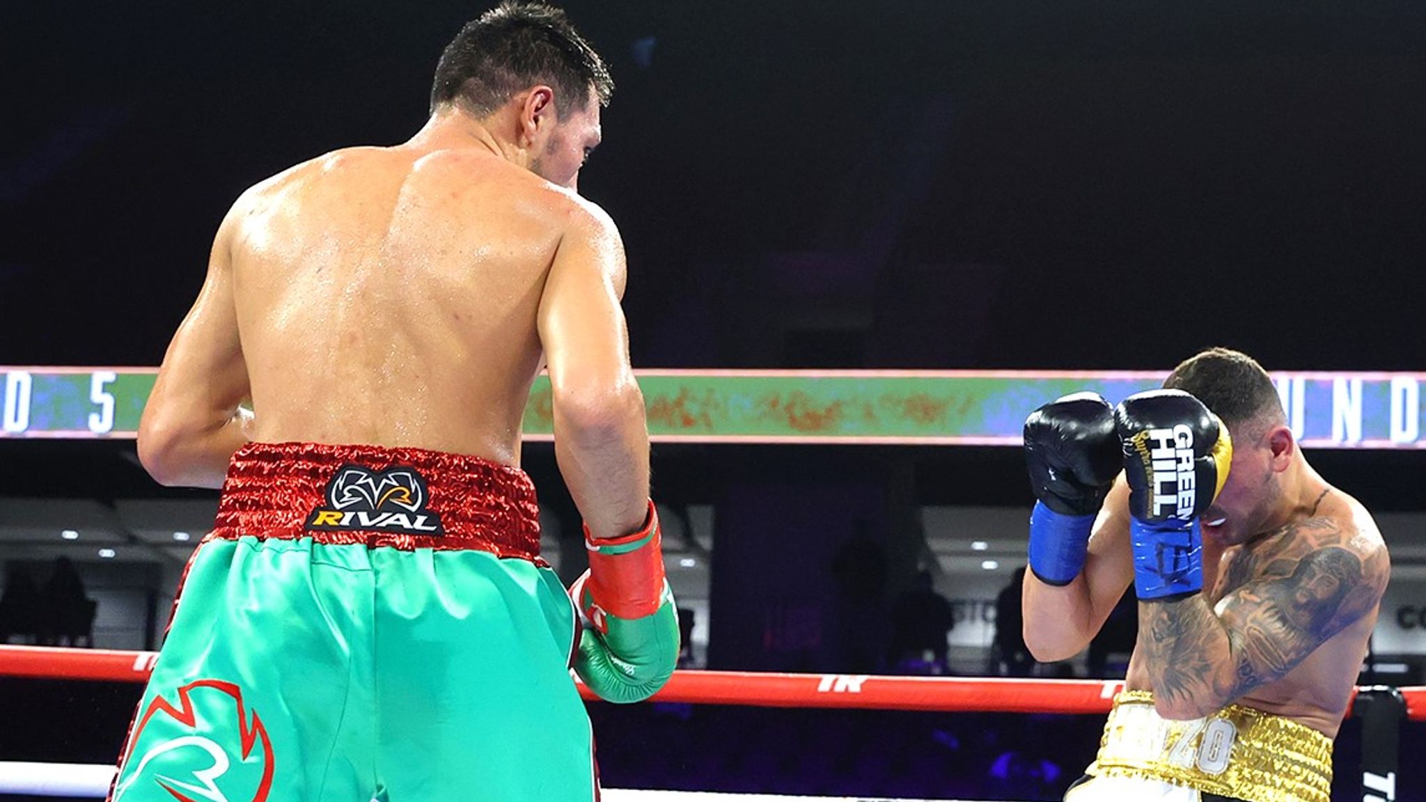 Janibek Alimkhanuly stops Vincenzo Gualtieri in sixth round to unify ...