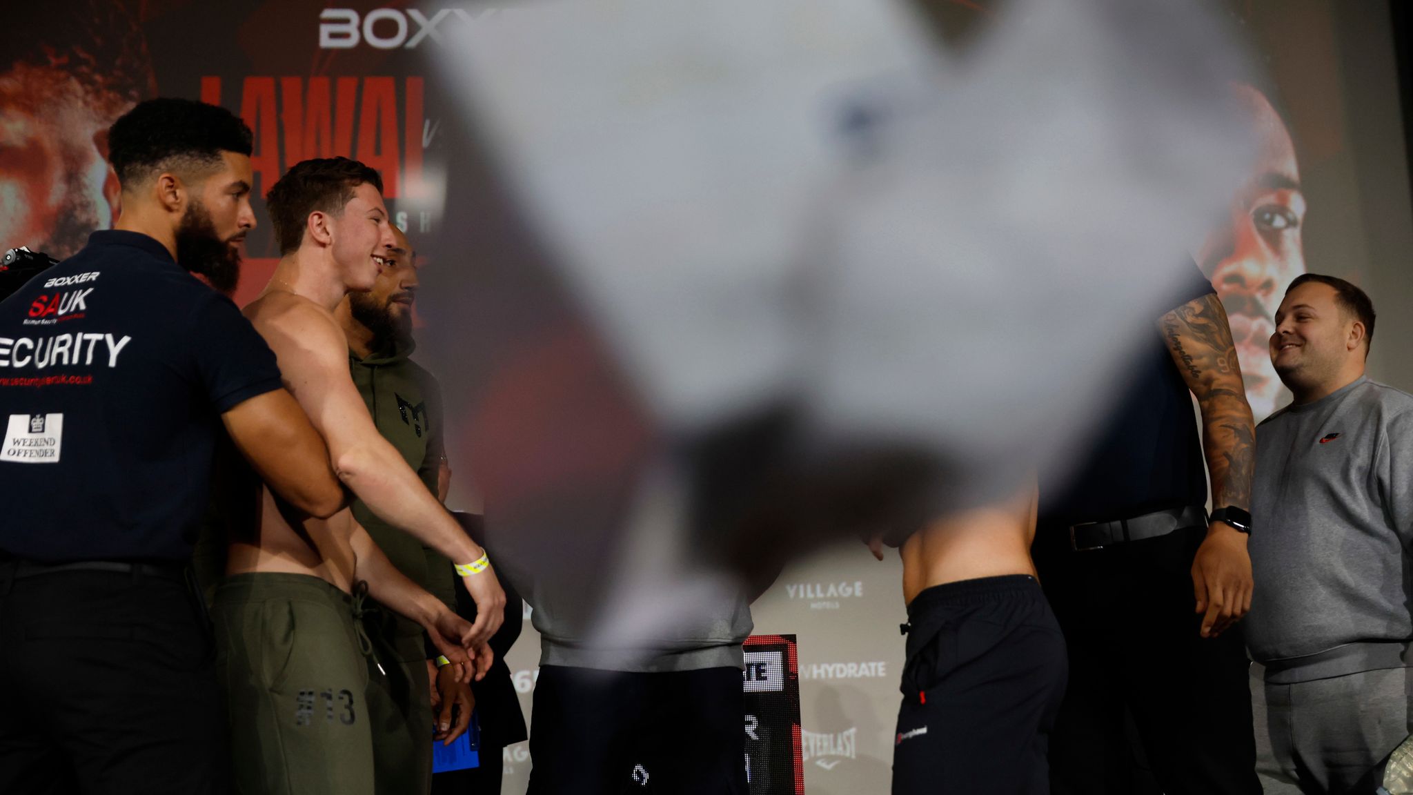 Isaac Chamberlain confronts Mikael Lawal at intense weigh in: 'Who are ...