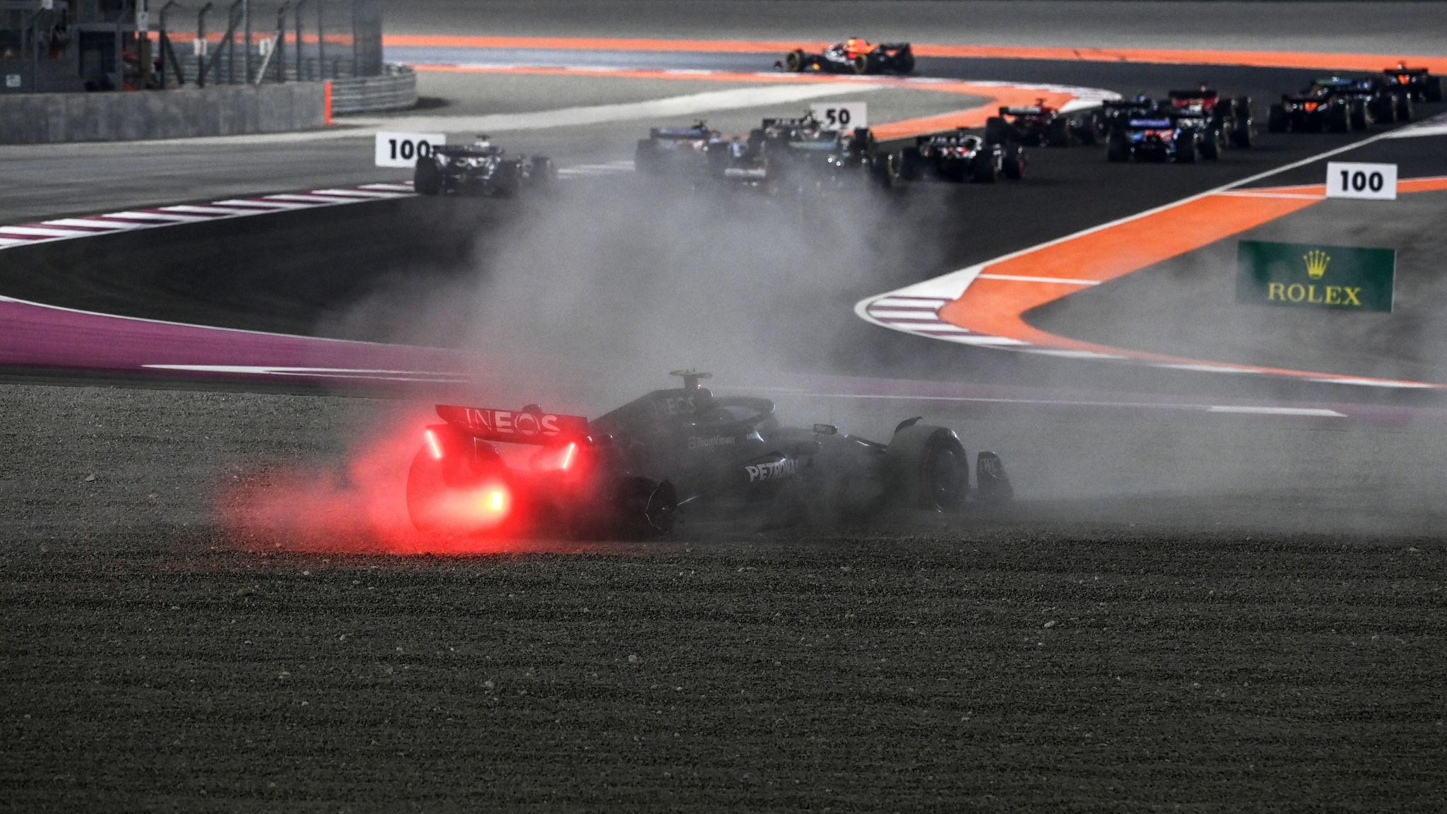 Lewis Hamilton: George Russell crash at Qatar GP '100 per cent my fault ...