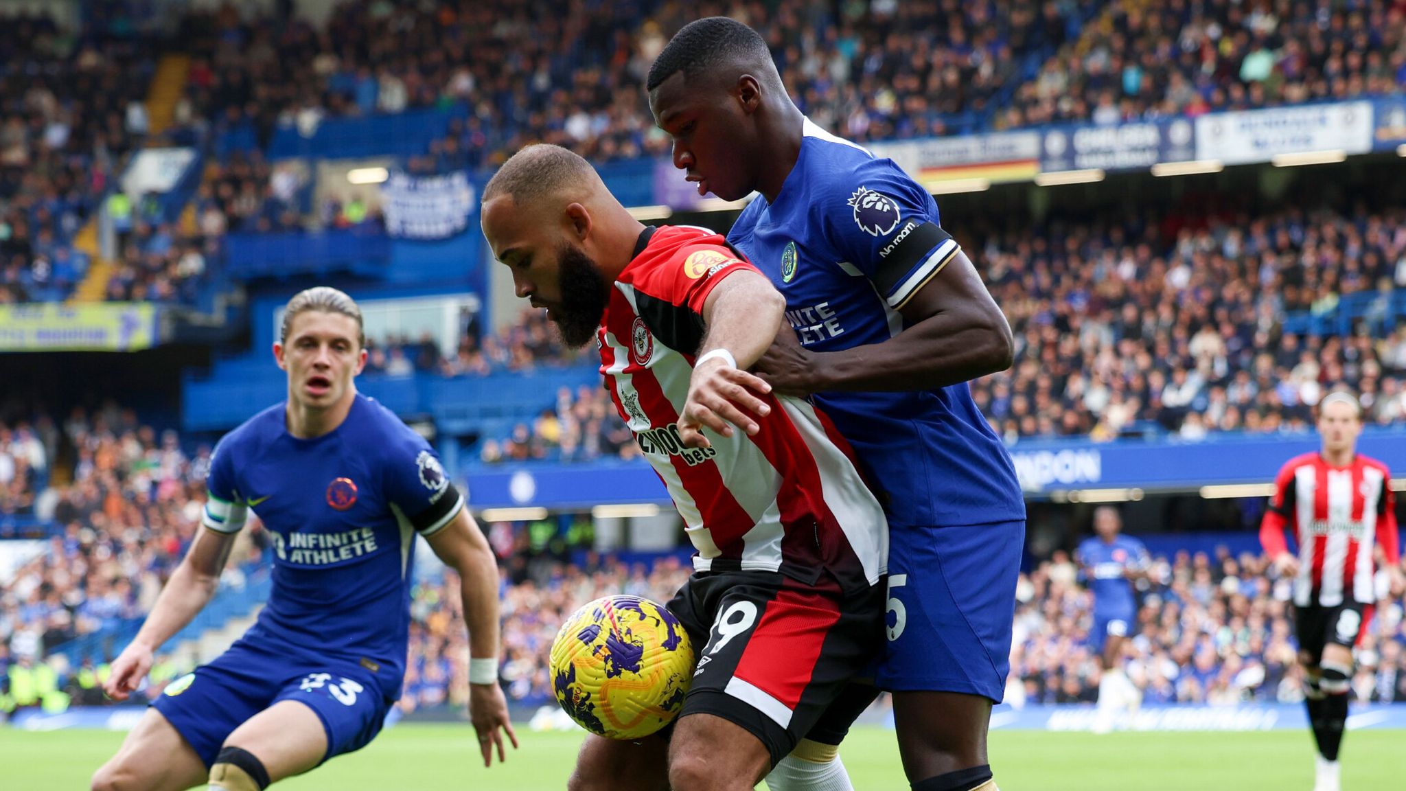 Chelsea 0-2 Brentford: Ethan Pinnock and Bryan Mbeumo earn Bees third ...