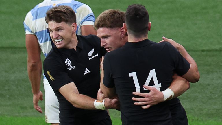 Argentina 6-44 New Zealand: All Blacks ease past Pumas into 2023 Rugby ...