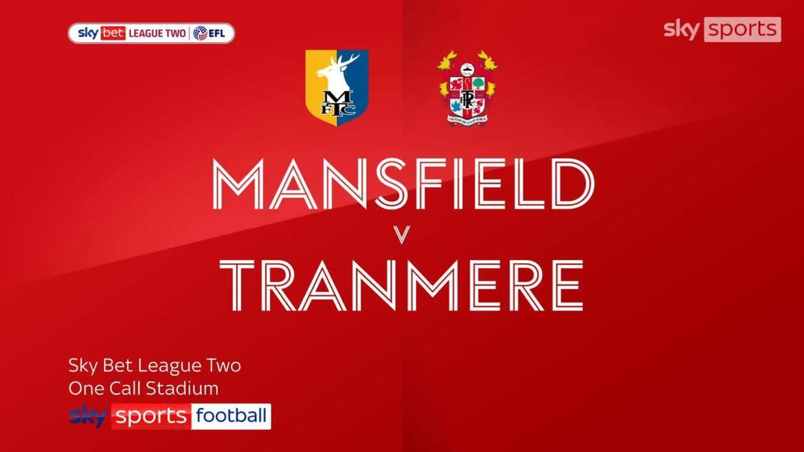 Mansfield 2 - 2 Tranmere - Match Report & Highlights