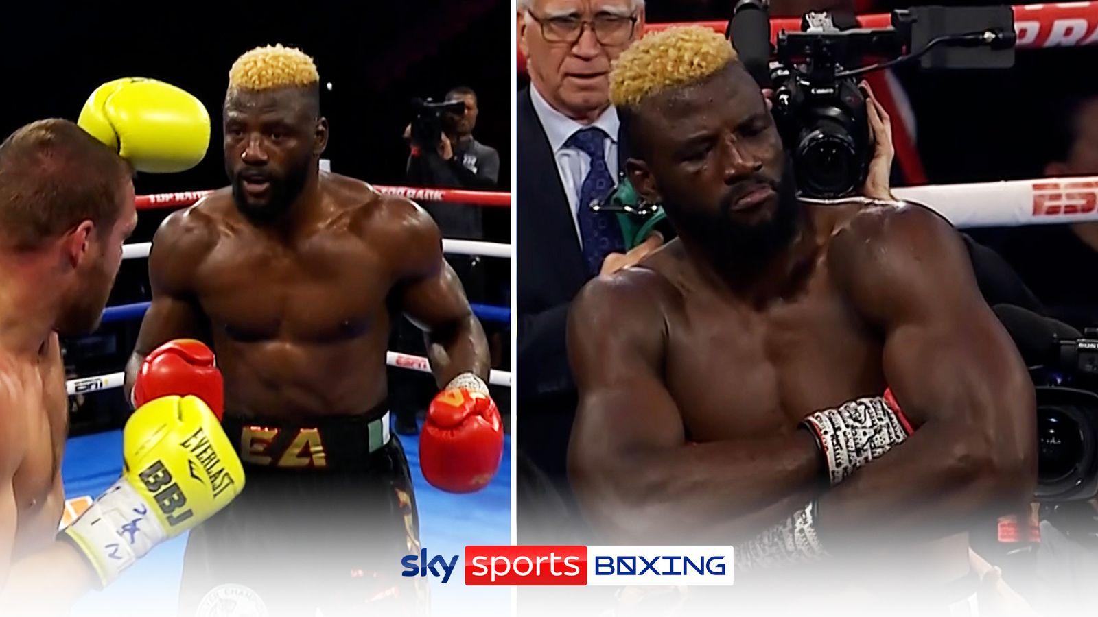 Efe Ajagba knocks out heavyweight rival Joe Goodall in fourth round to avenge 2014 Commonwealth ...