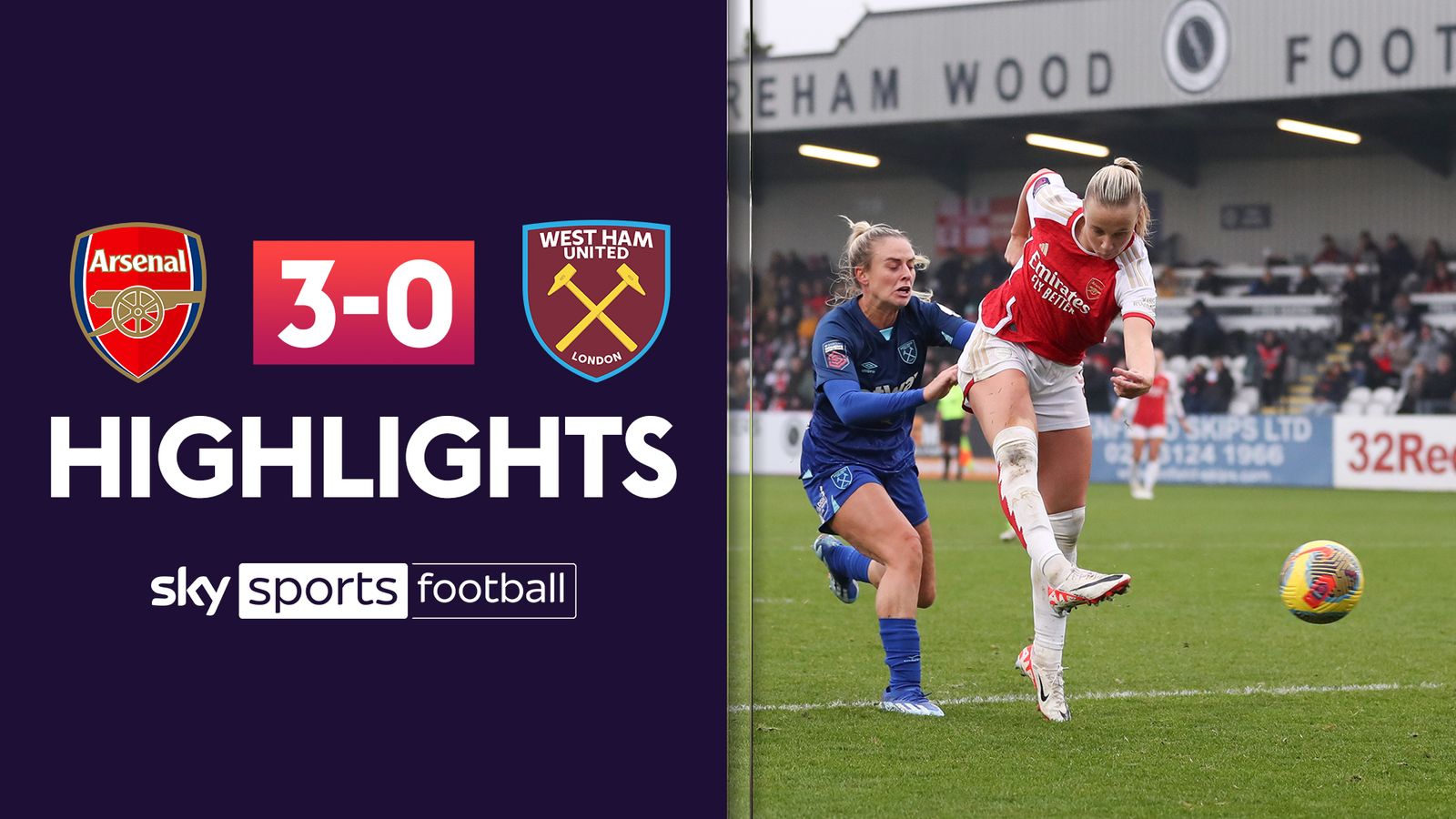 Mead bags brace in dream return | Arsenal 3–0 West Ham | Football News ...
