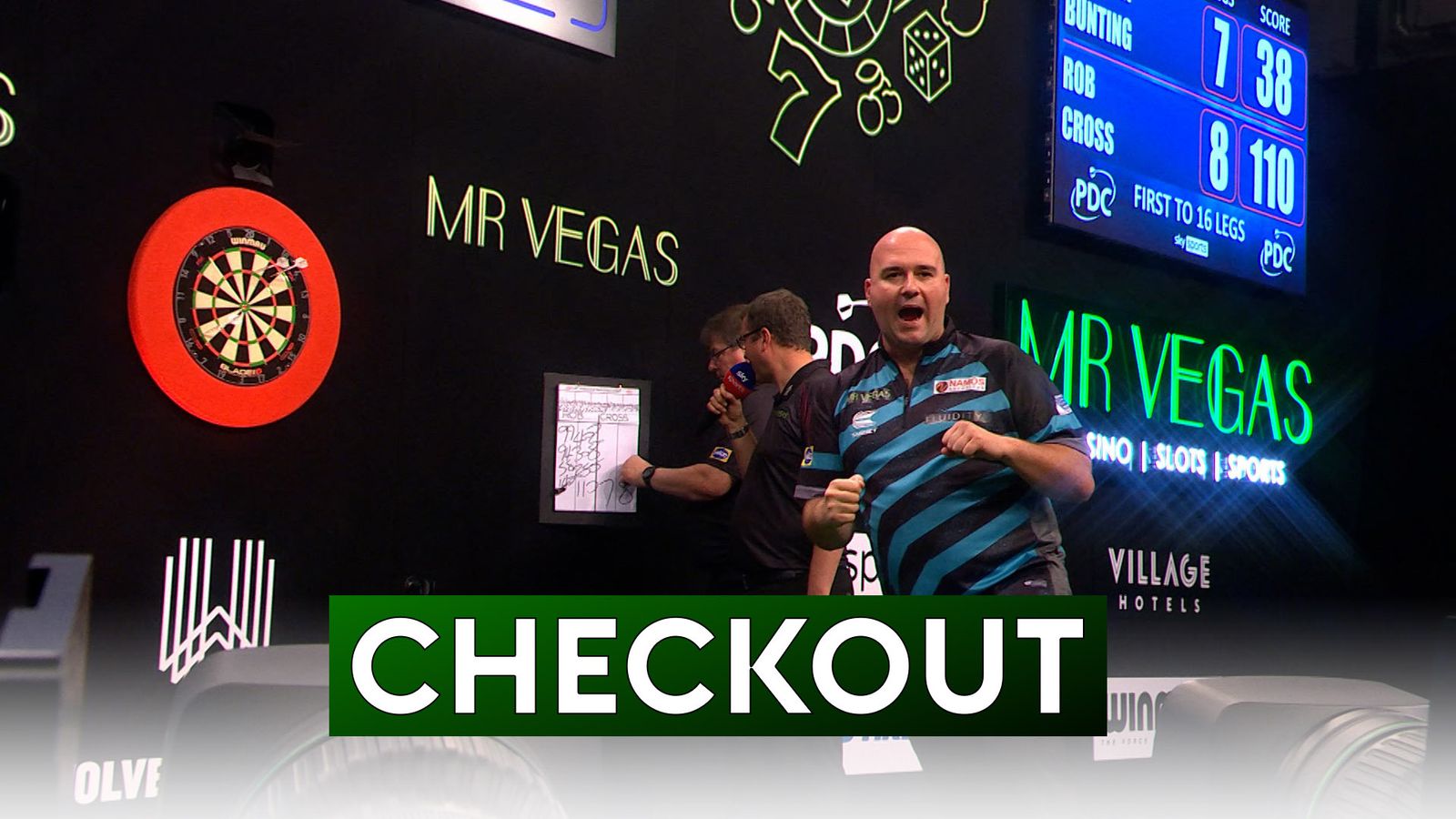 Rob Cross takes out 110 to secure crucial break | Darts News | Sky Sports