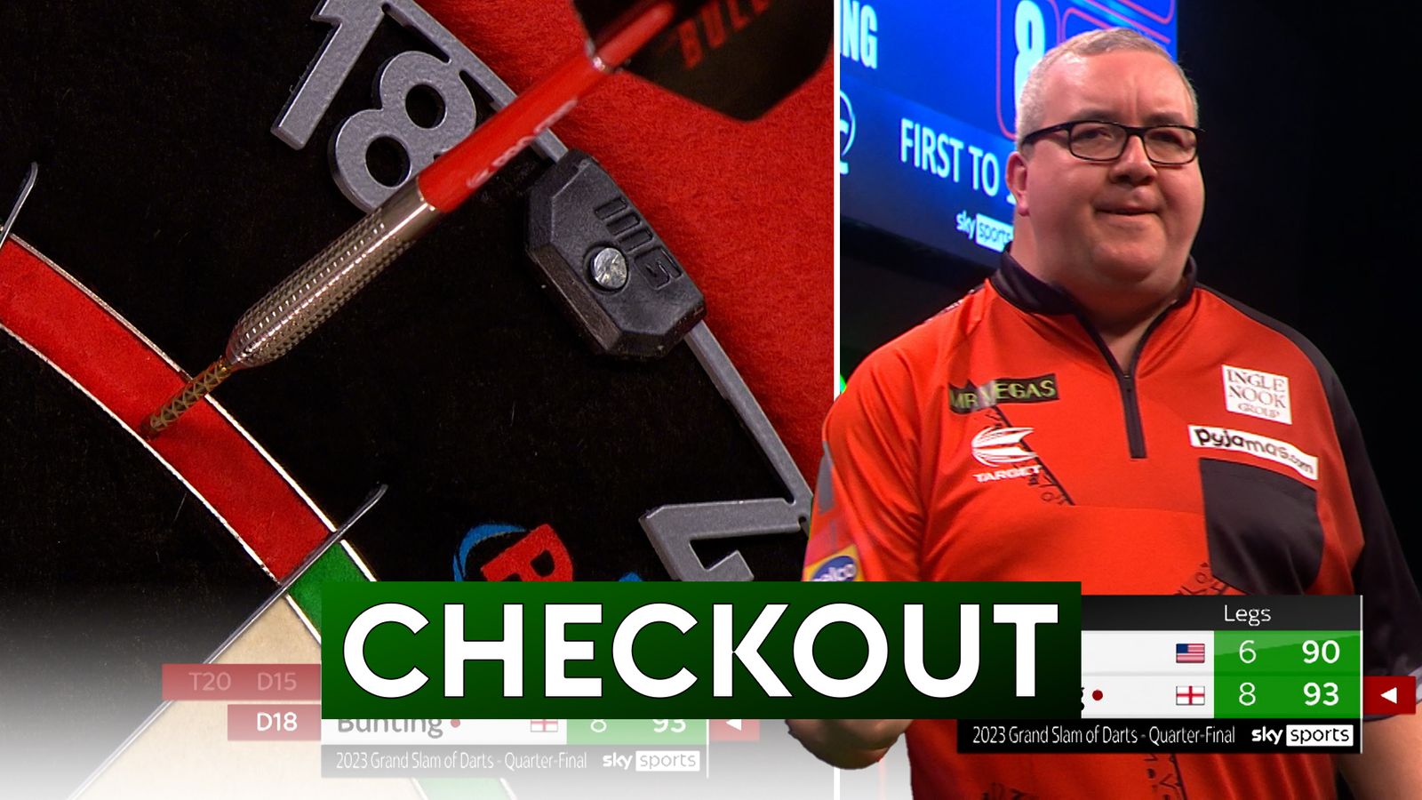 Stephen Bunting hits a vital 93 finish to extend his lead over Stowe ...