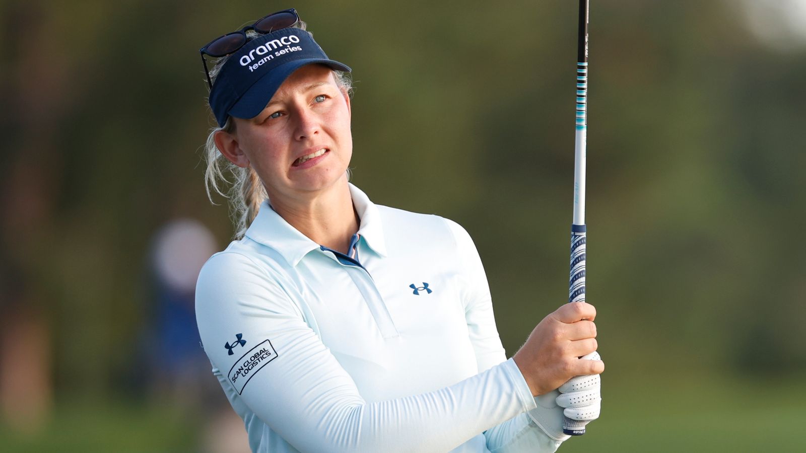 Lpga Tour Emily Kristine Pedersen Takes Two Shot Lead At The Annika Over Minami Katsu After