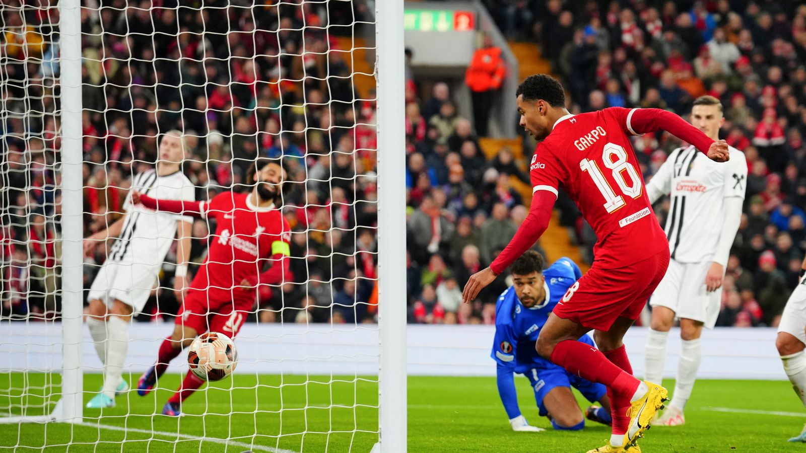 Liverpool 4-0 LASK: Mohamed Salah scores 199th goal for Reds as Jurgen ...