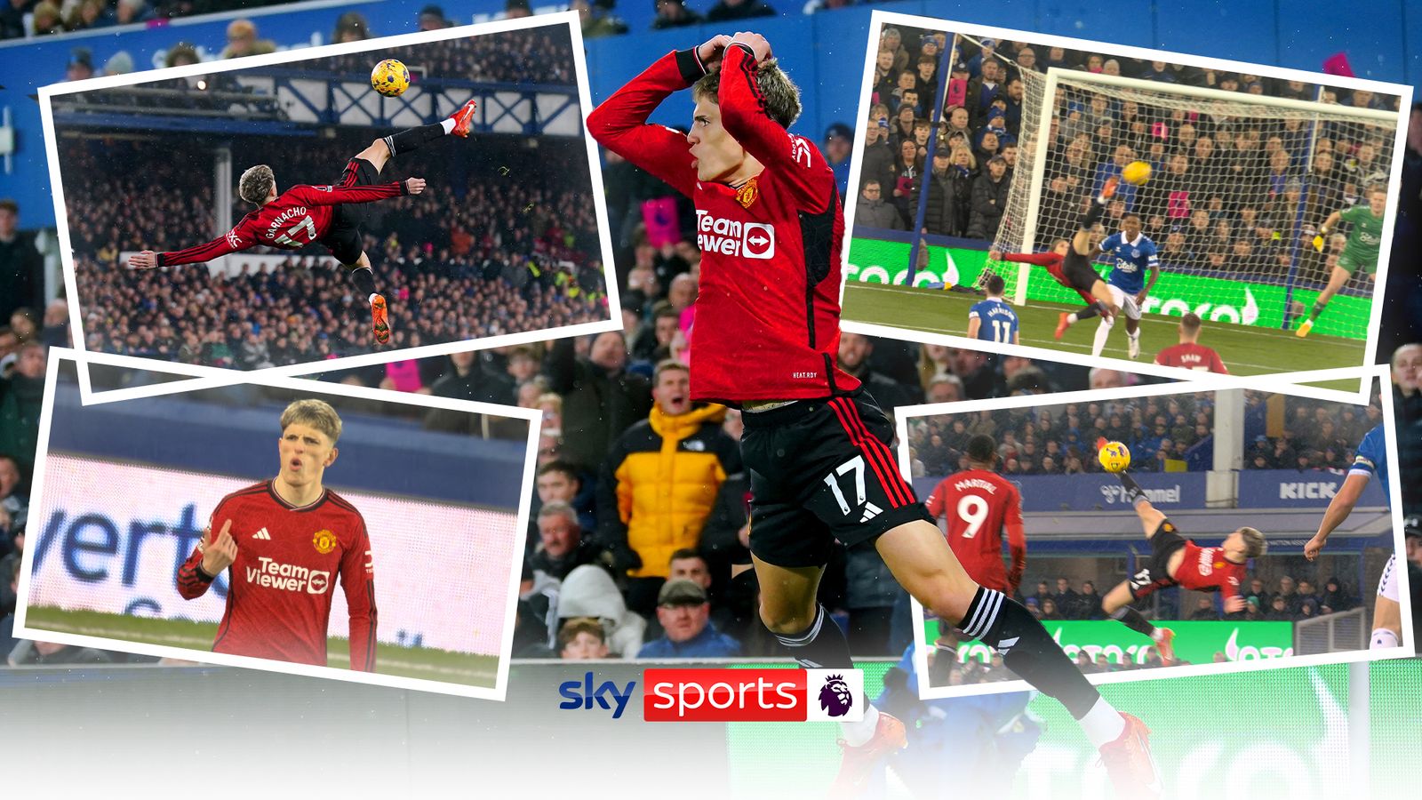 Alejandro Garnacho Gary Neville Says Man Utd Wingers Goal Vs Everton
