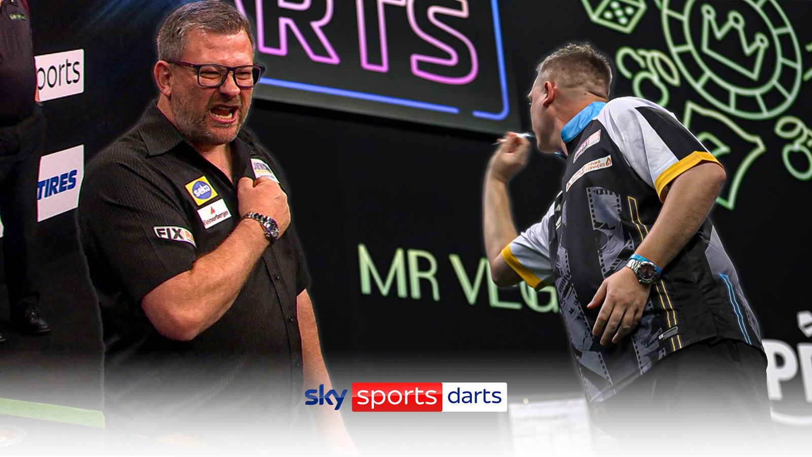 ‘Come on now!’ | James Wade and Chris Dobey put on a finishing ...
