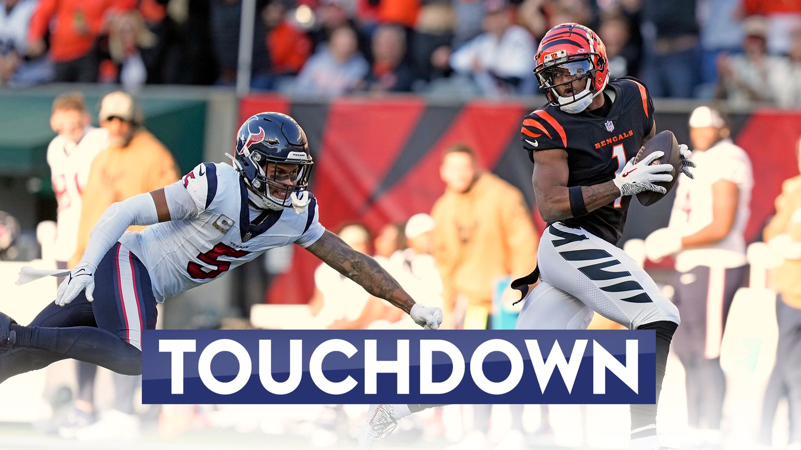 'You can kiss him goodbye!' | Joe Burrow unloads 64-yard TD to Ja'Marr ...