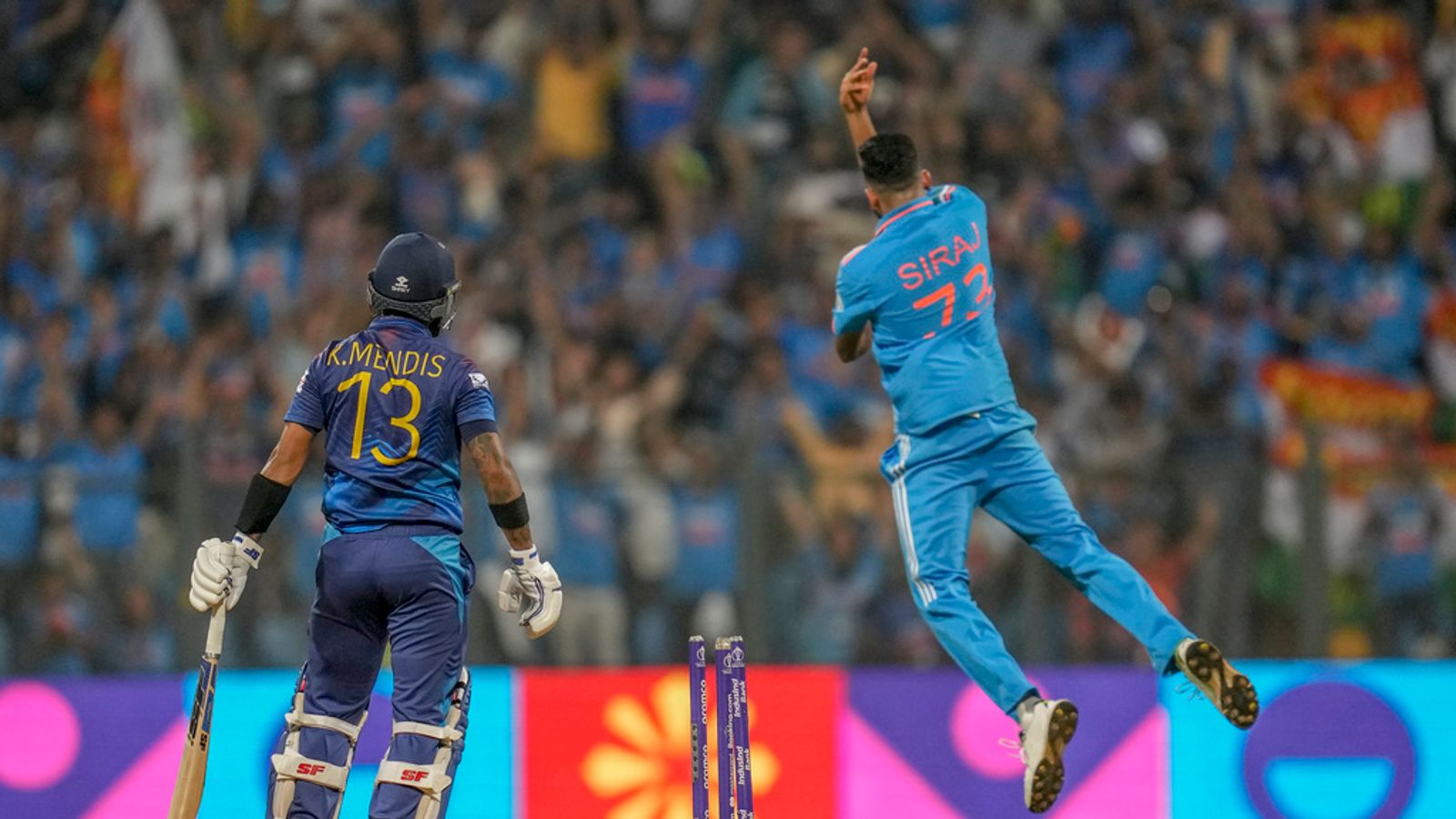 Cricket World Cup: India secure semi-final spot after skittling Sri ...