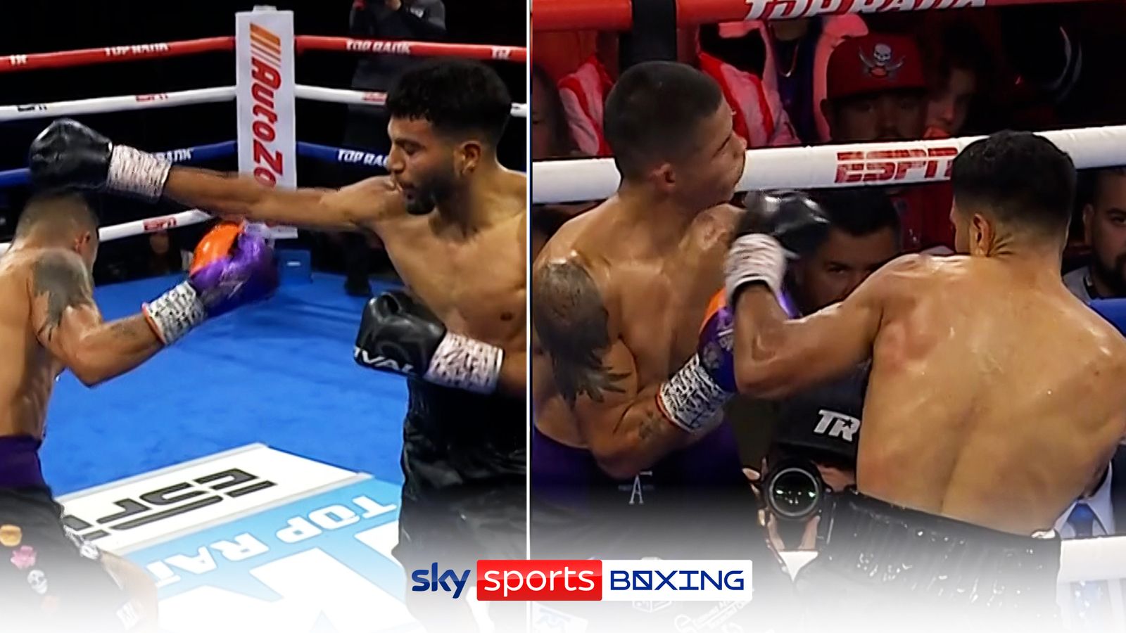 Efe Ajagba knocks out heavyweight rival Joe Goodall in fourth round to ...