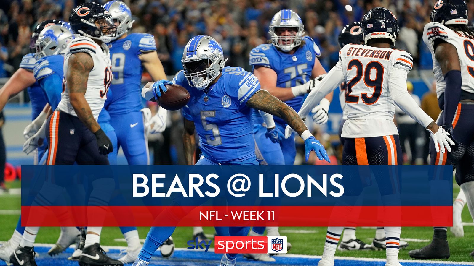 Chicago Bears 26-31 Detroit Lions | NFL highlights | NFL News | Sky Sports