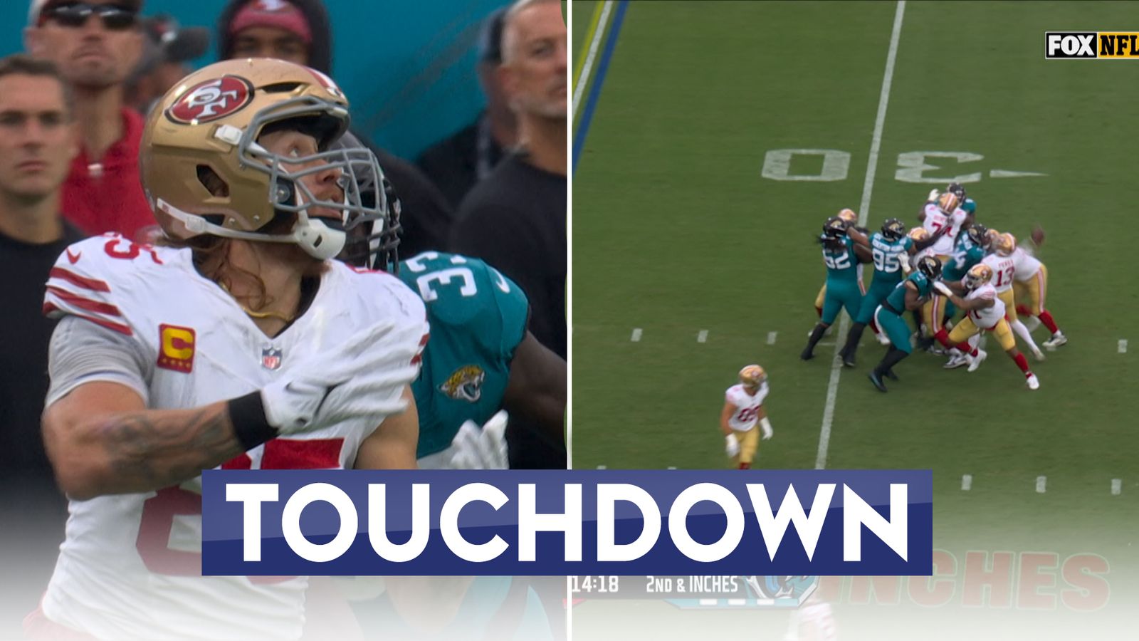 'How did he do that?!' | Brock Purdy's miraculous throw finds George ...