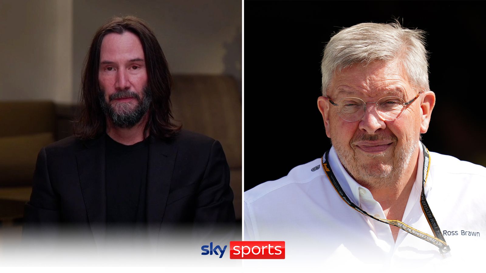 'He's a genius' | Keanu Reeves commends Ross Brawn's leadership | F1 ...
