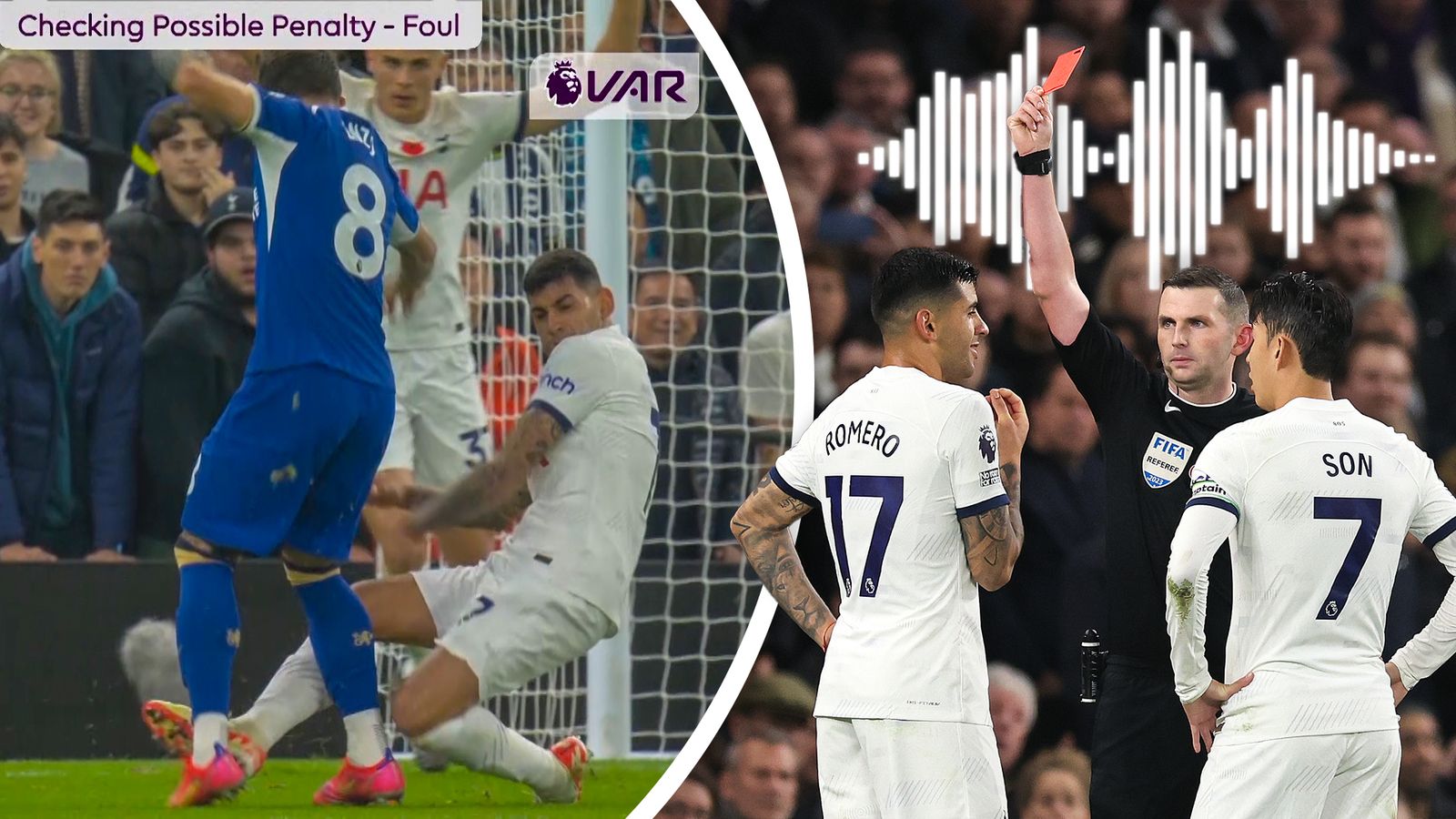 Mic'd Up: Cristian Romero's foul and red card | 'It endangered an ...