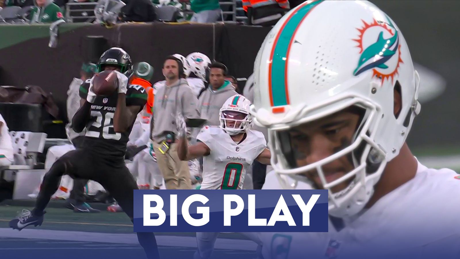 New York Jets hit Miami Dolphins and Tua Tagovailoa with pick-six ...