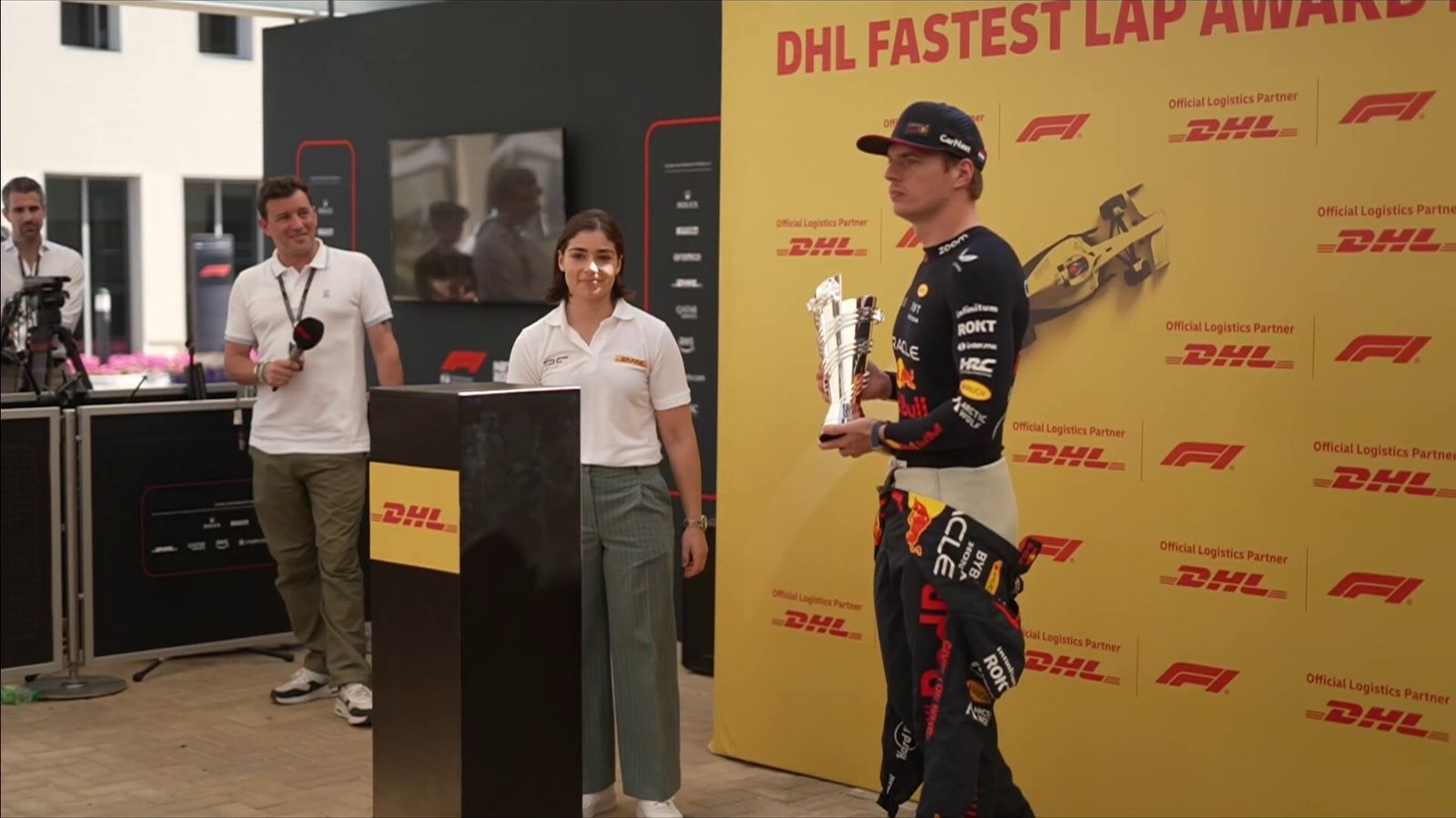 Max Verstappen wins DHL Fastest Lap Award for 2023 | F1 News | Sky Sports