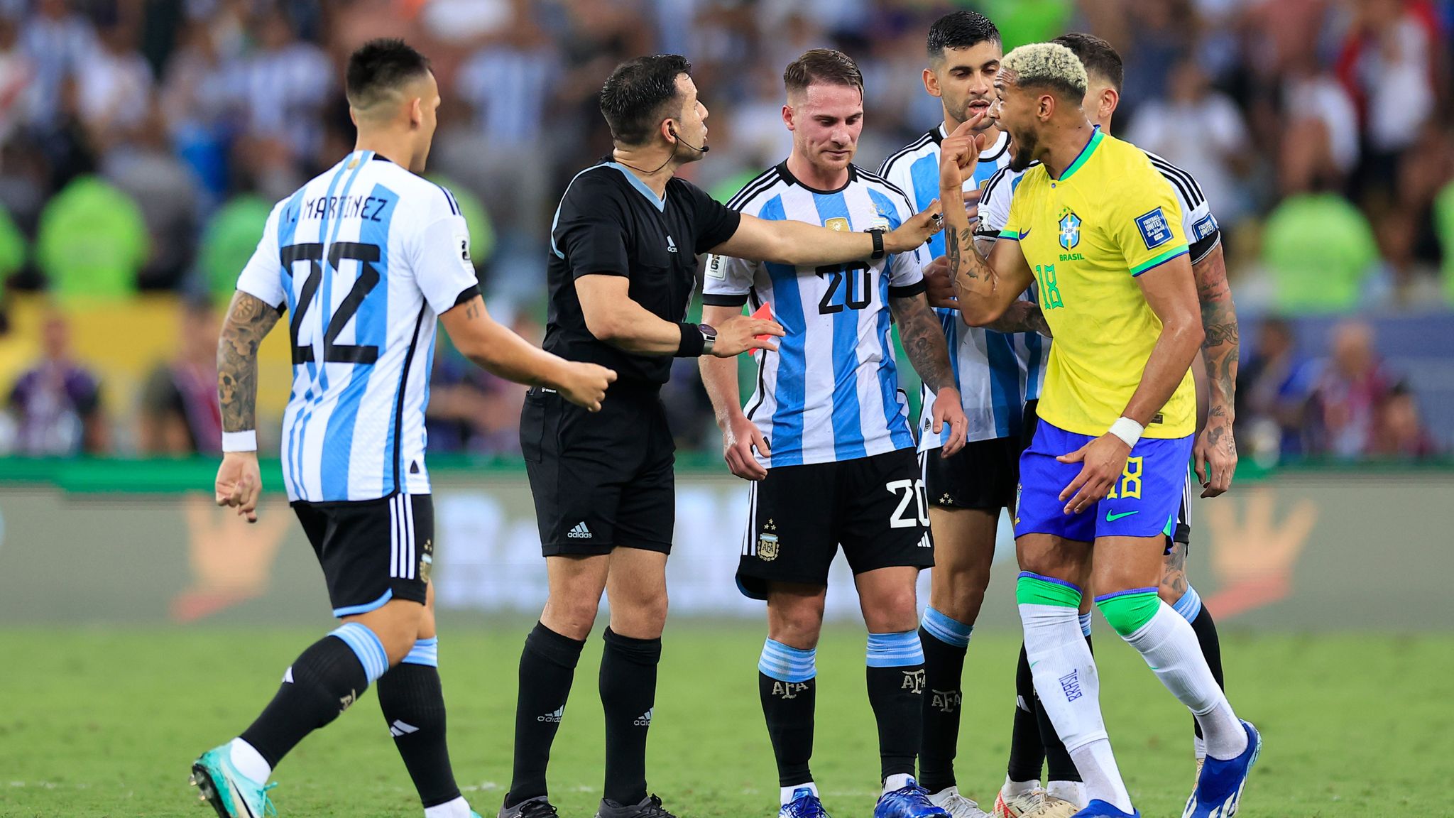 Brazil 0-1 Argentina: Lionel Messi's side hand rivals first-ever home ...