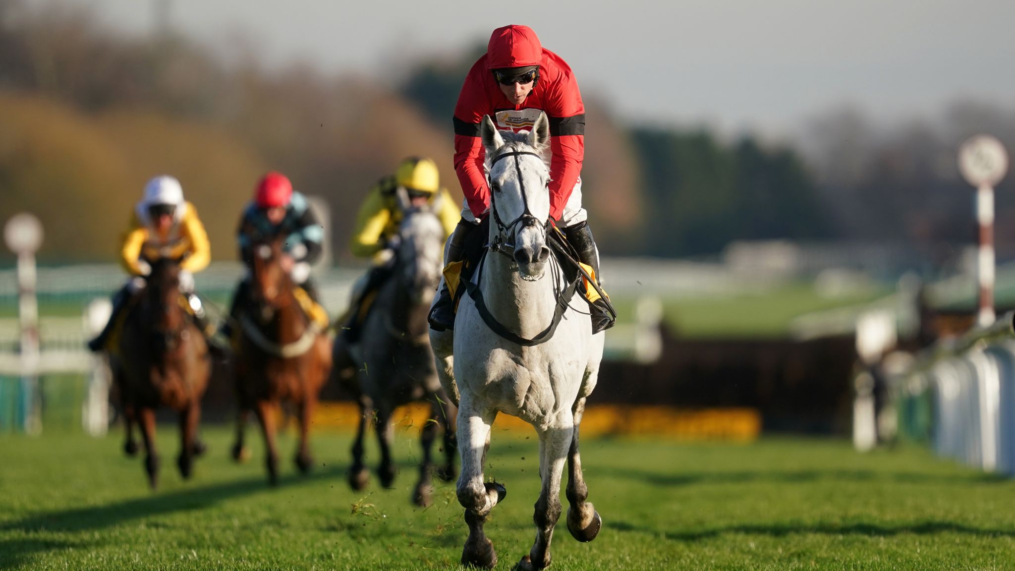 Betfair Chase: Royale Pagaille upsets Bravemansgame at Haydock as ...